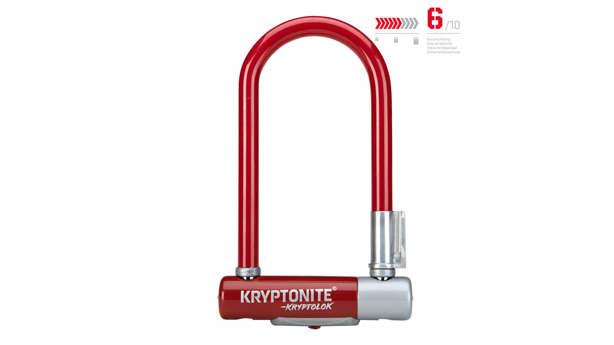 Kryptonite KryptoLok Mini 7 Bügelschloss rot & bikester.at